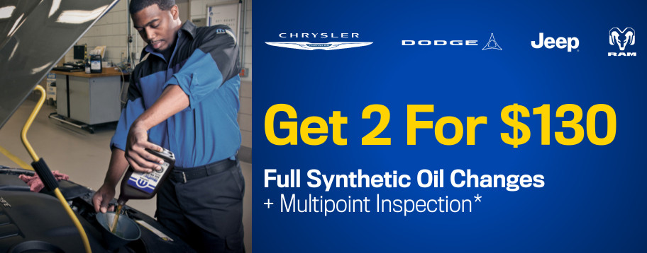 Service Specials | Rossi Chrysler Dodge Jeep Ram