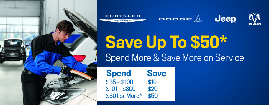 Service Specials | Shaker's Chrysler Dodge Jeep Ram