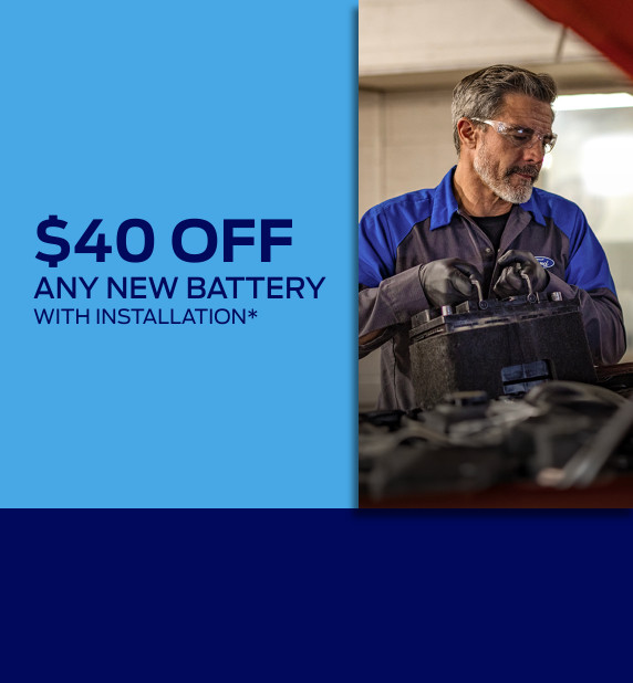 Battery Service Offer | AutoNation Ford Gulf Freeway